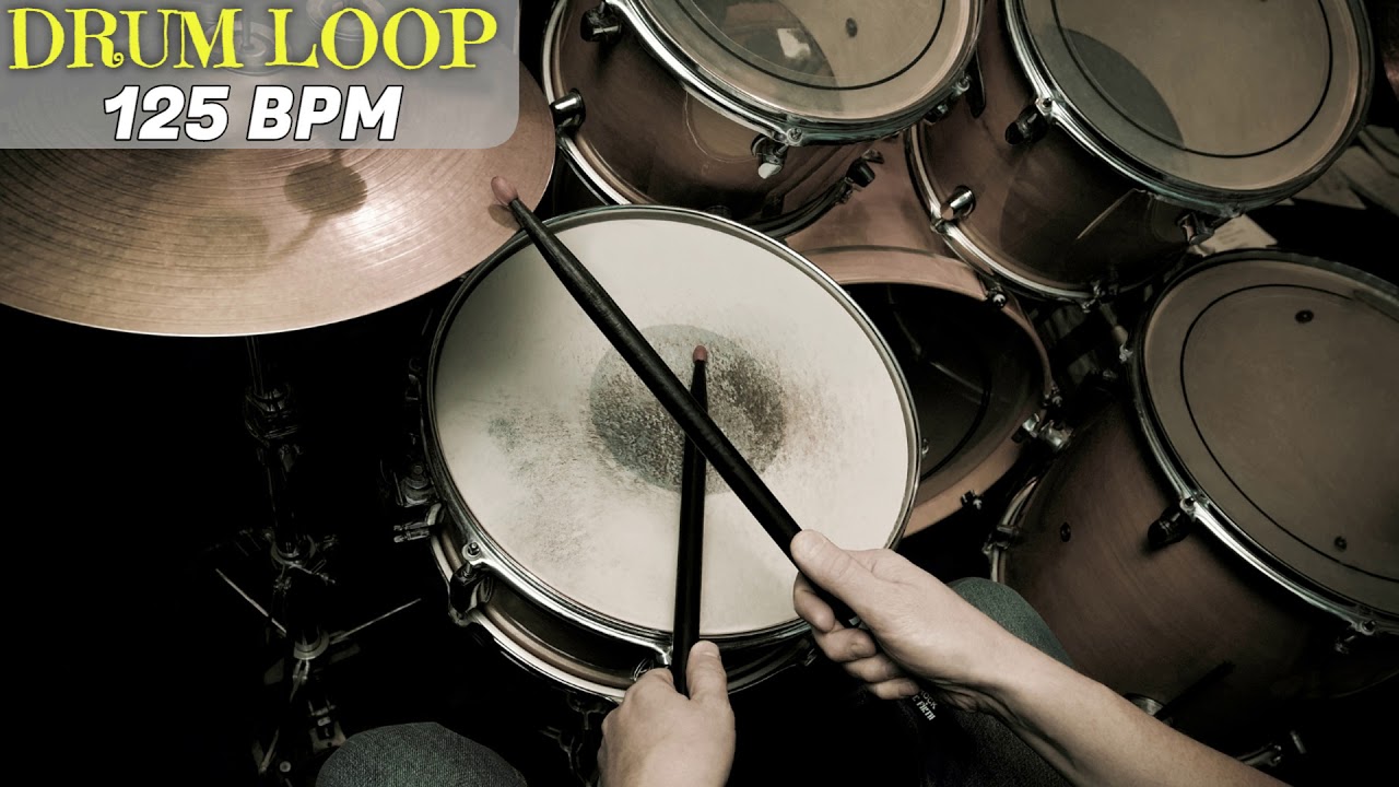 DRUM LOOP 125 BPM - YouTube