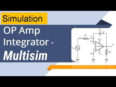 Integrator circuit simulation on MultiSim Simulator | Simulation ...