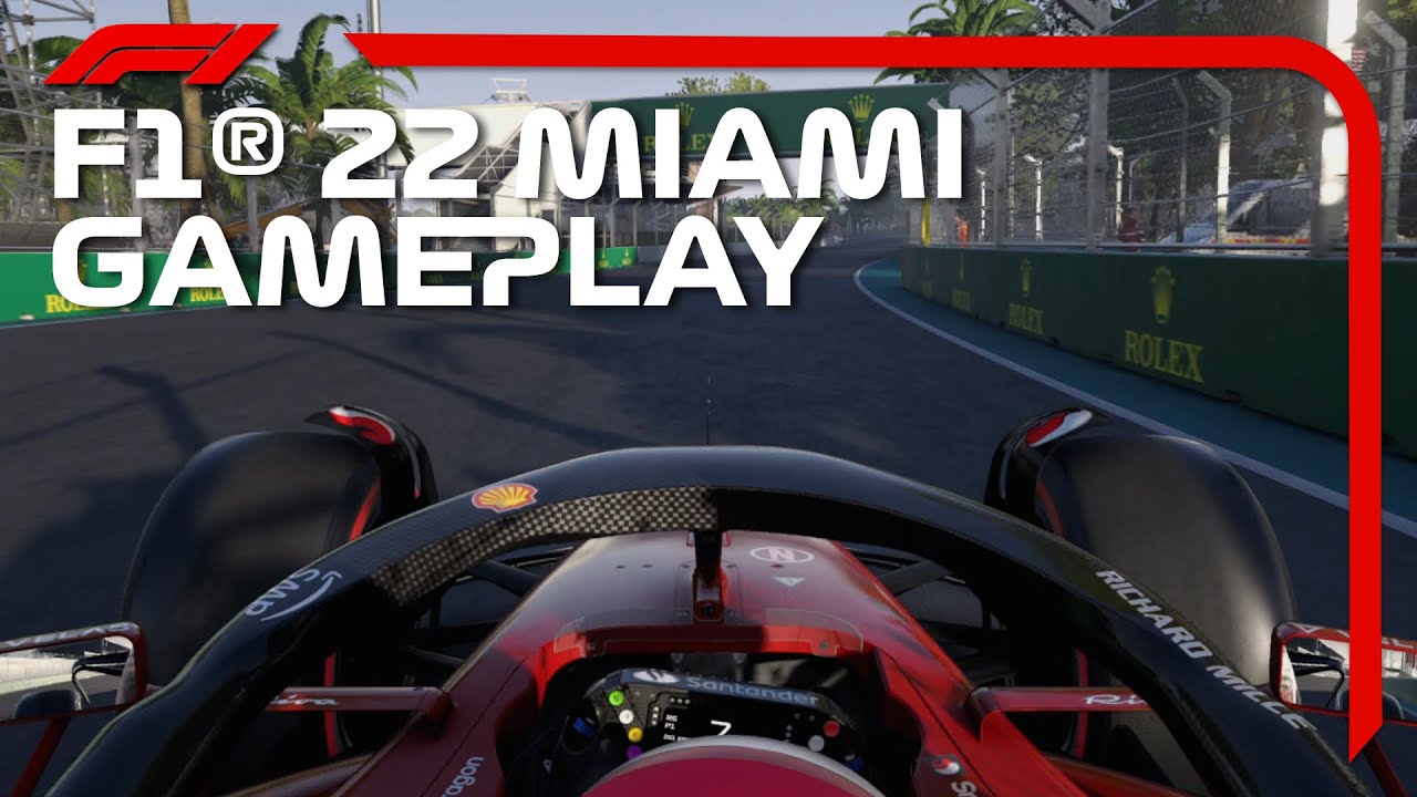 FIRST F1 22 Gameplay at MIAMI | F1 22 - YouTube