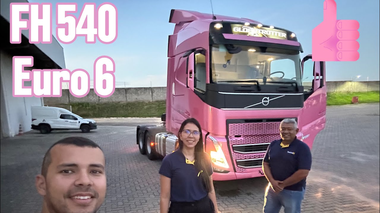 DIRIGI UM VOLVO FH 540 PELA PRIMEIRA VEZ #vidadeumrodoviario - YouTube