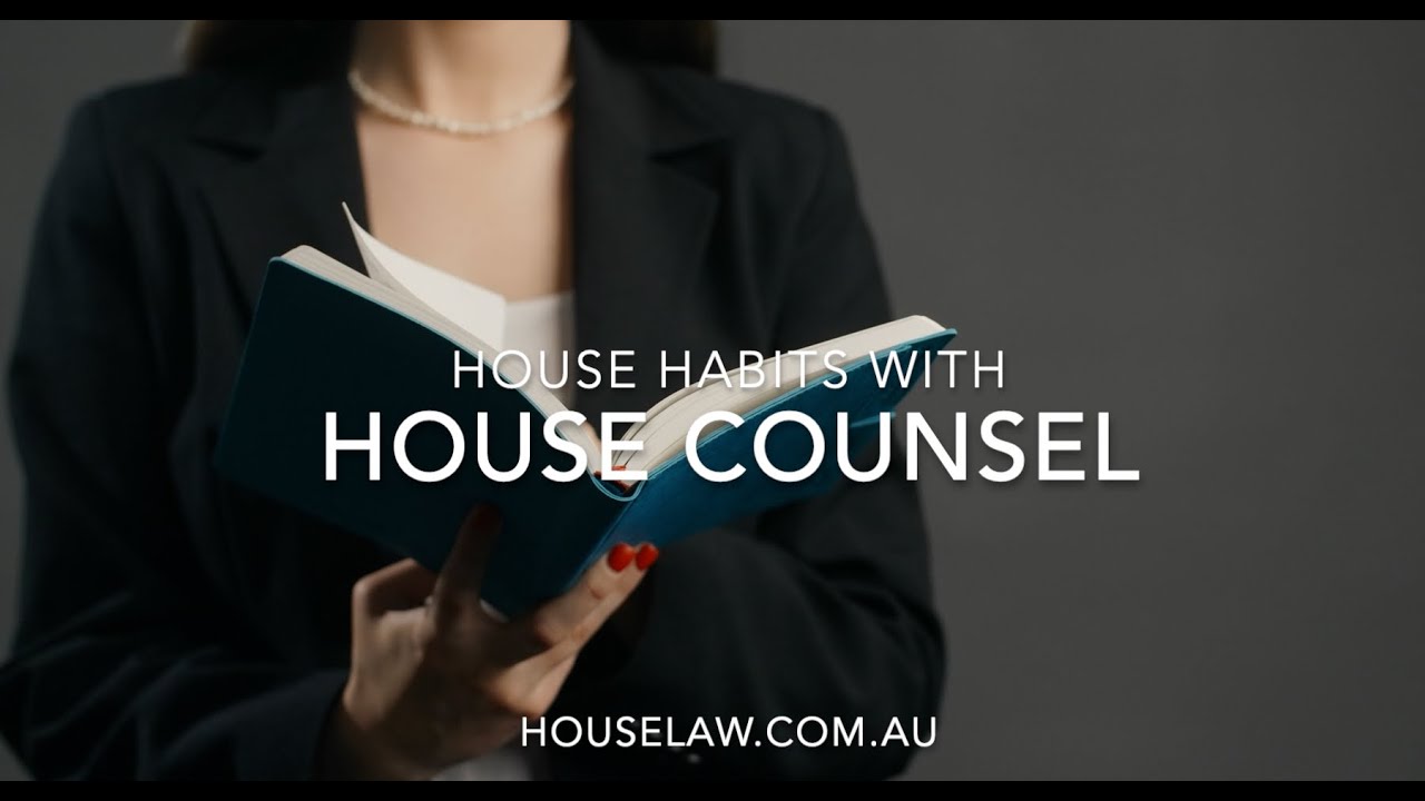House Habits with House Counsel - YouTube