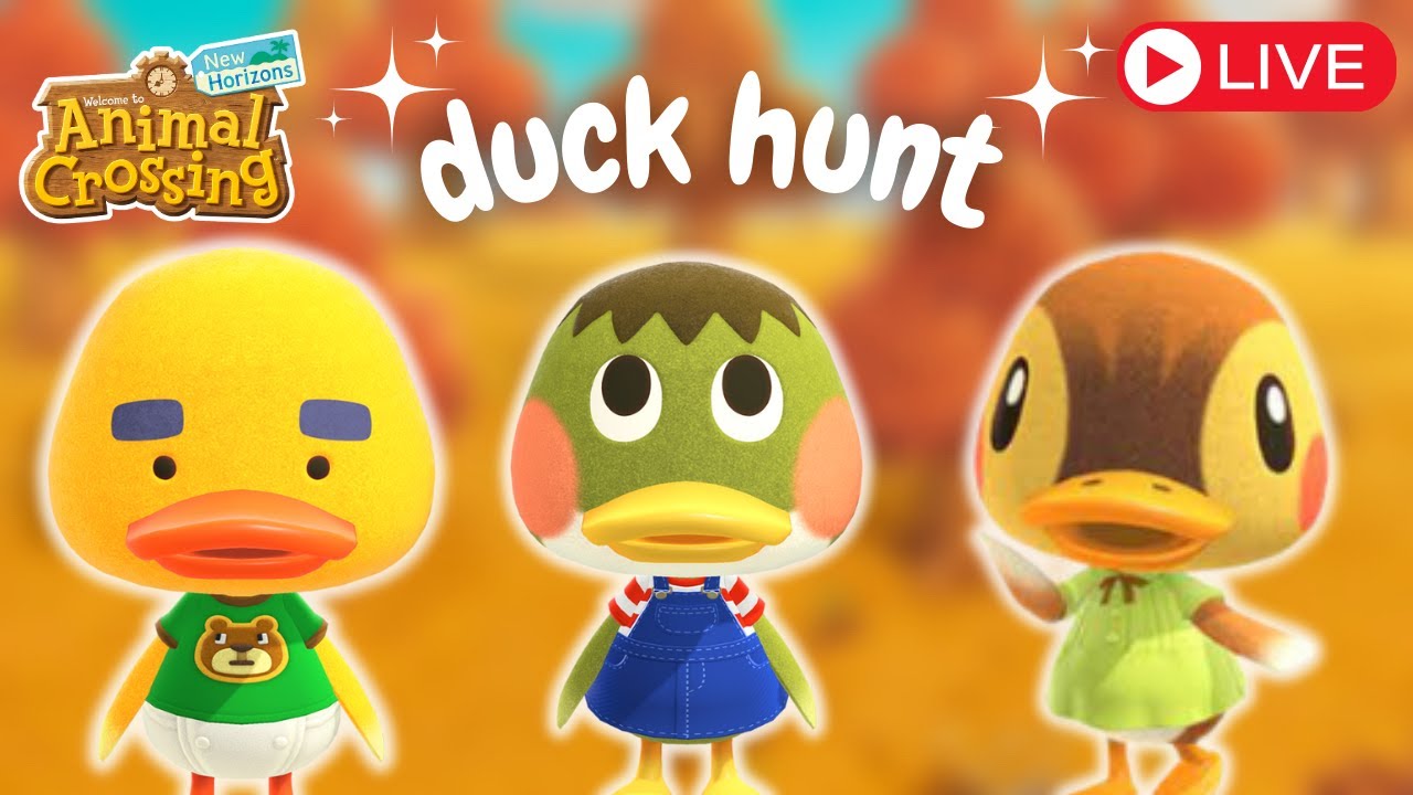 🔴Villager Hunt for DUCKS ONLY🦆🍂| Animal Crossing New Horizons - YouTube