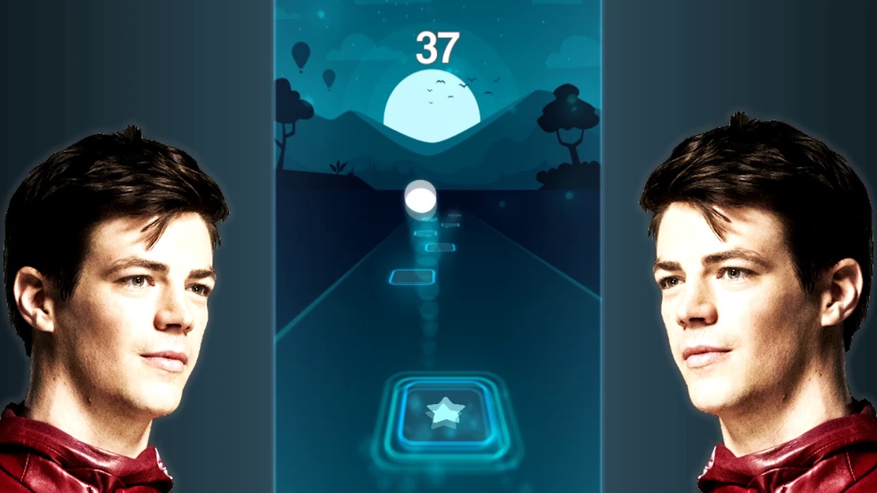 The Flash Theme Song Tiles Hop 2 Blue (DOWNLOAD BELOW) - YouTube