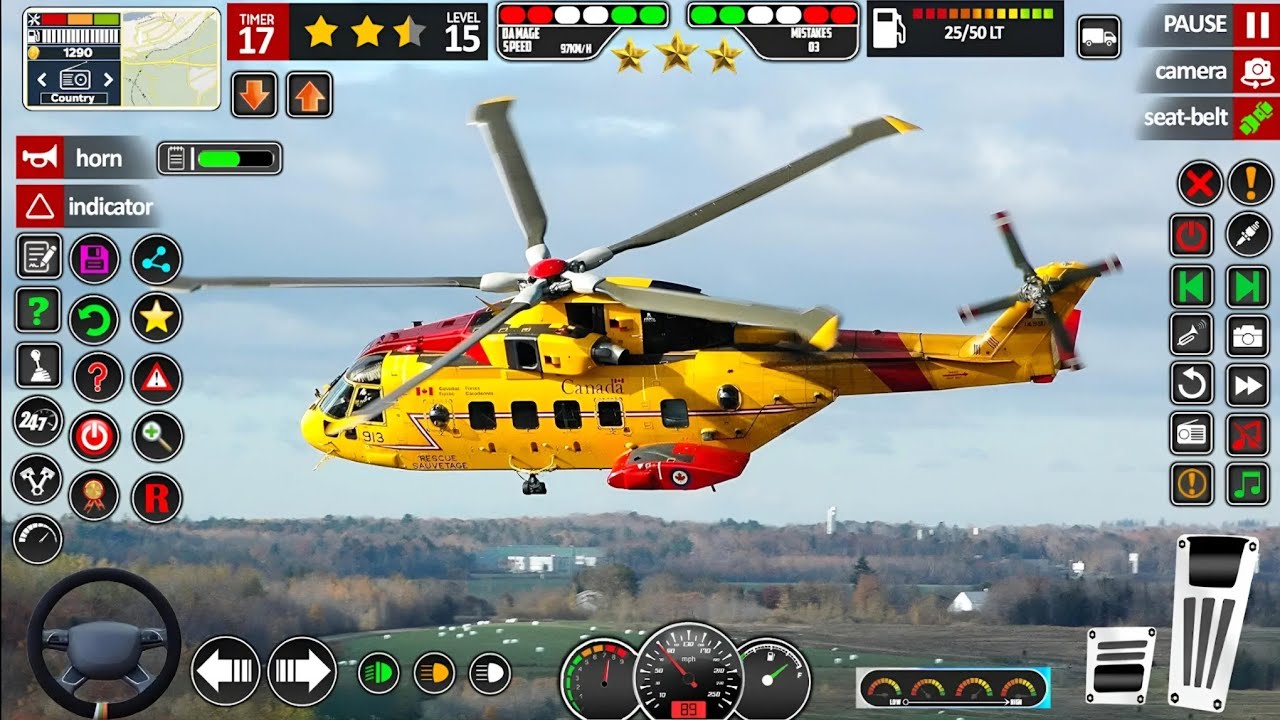 Police Helicopter Simulator Gameplay – Realistic Flight & Crime Chase ...