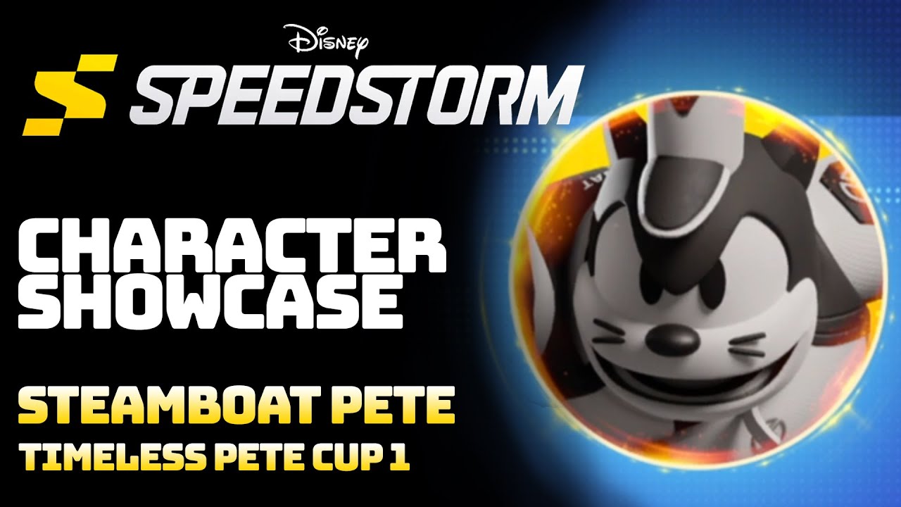 Disney Speedstorm - Character Showcase: Steamboat Pete || Timeless Pete ...
