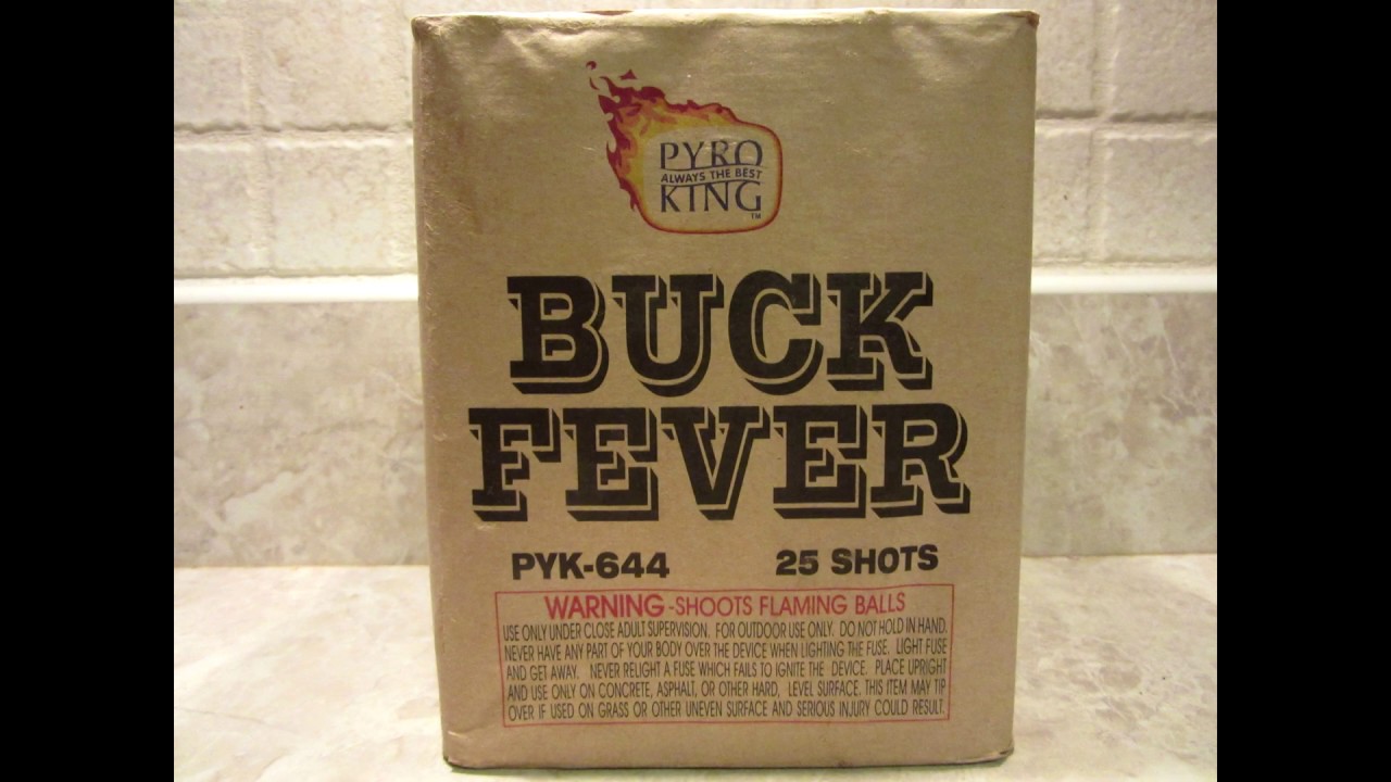 Buck fever Pyro King fireworks 25 Shots - YouTube