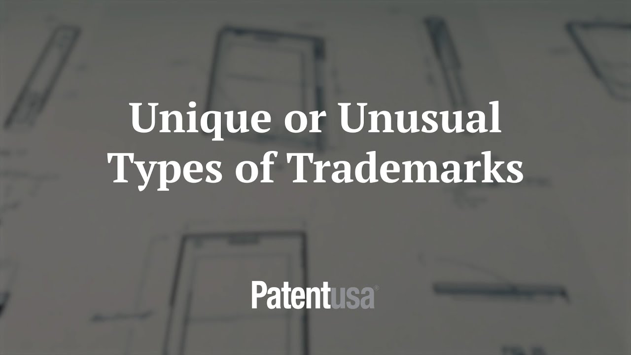 Unique or Unusual Types of Trademarks - YouTube