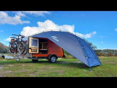 Kulba Woody Teardrop Camper With 68mm Insulation Will Blow Your Mind! ❄️#affordablecamper, #campavto
