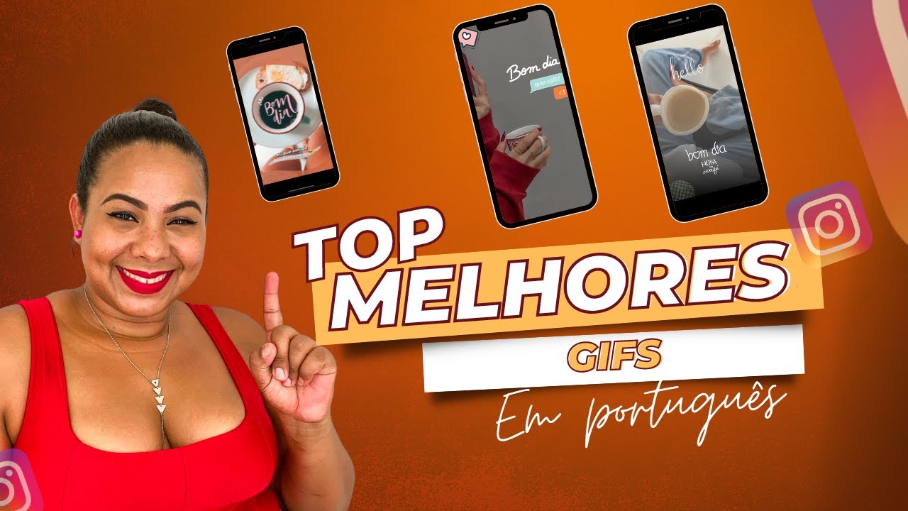 TOP MELHORES GIFS PARA STORIES DO INSTAGRAM, EM PORTUGUÊS! - YouTube