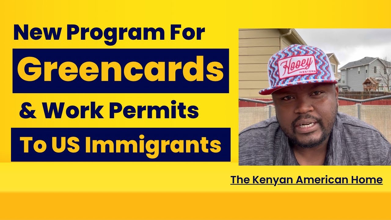 New Program To Give Greencards And Work Permits To US Immigrants! - YouTube