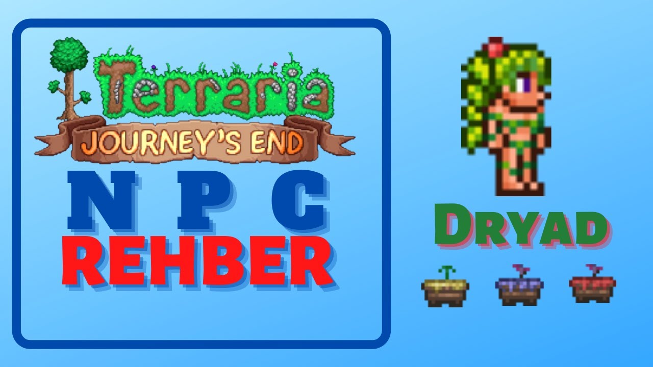 Terraria - NPC Dryad | TÜRKÇE REHBER - YouTube