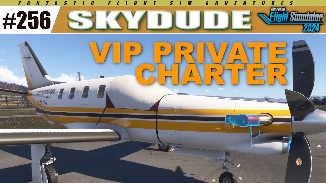 #256 SKYDUDE - | VIP Charter - KRVL (PA) to KTEB (NJ) - [ MSFS 2024 ...