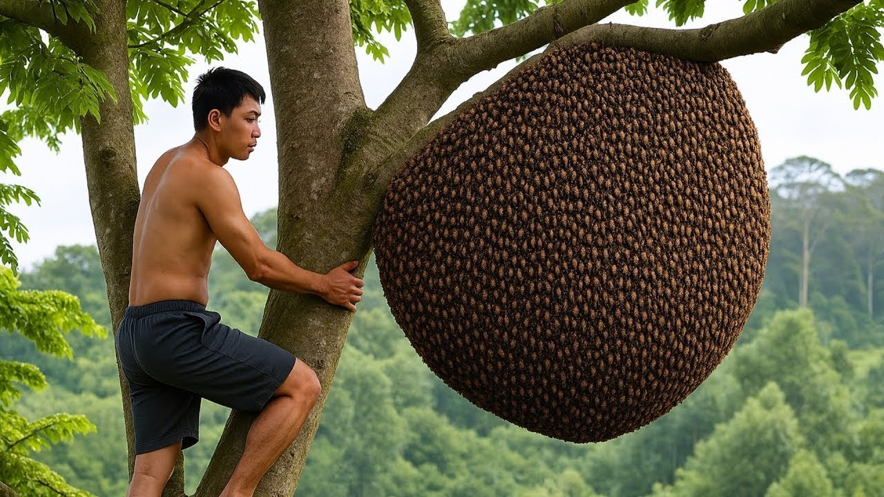 Shocking Secrets of Catching Giant Honey Bees Using Ancient Forest Knowledge - YouTube