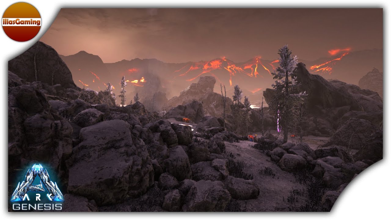 Εξερεύνηση στο Volcanic Biome! ARK Genesis. E9 - YouTube