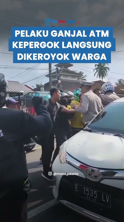 AKSINYA KETAHUAN! Pelaku Ganjal ATM Kepergok Warga di Tasikmalaya Langsung Dikeroyok - YouTube