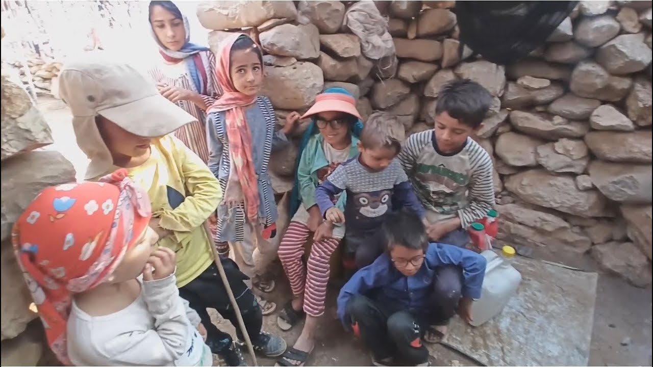 CHILDREN in nomadic life: nomadic and village lifestyle in Iran - YouTube
