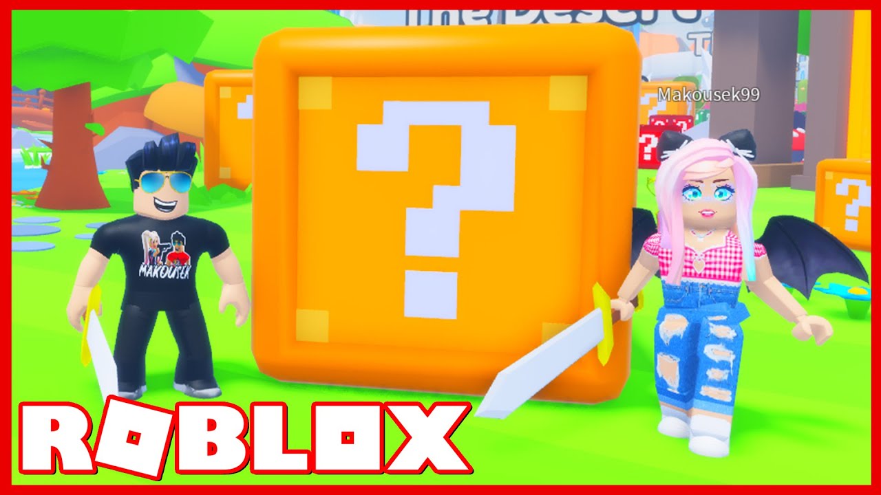 OTEVÍRÁME LUCKY BLOCKY V ROBLOXU!😍 Roblox Lucky Block Legends w ...