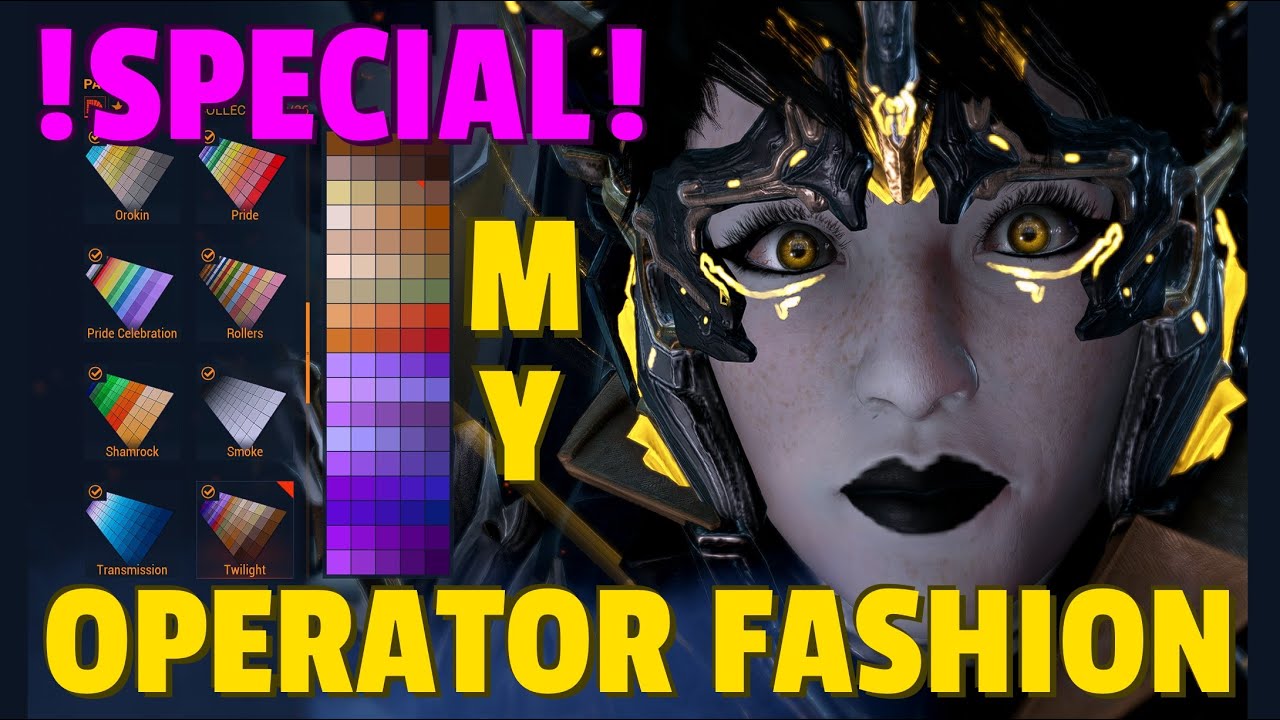 Warframe | SPECIAL 6K SUBS | My Operator Fashion Setup - YouTube