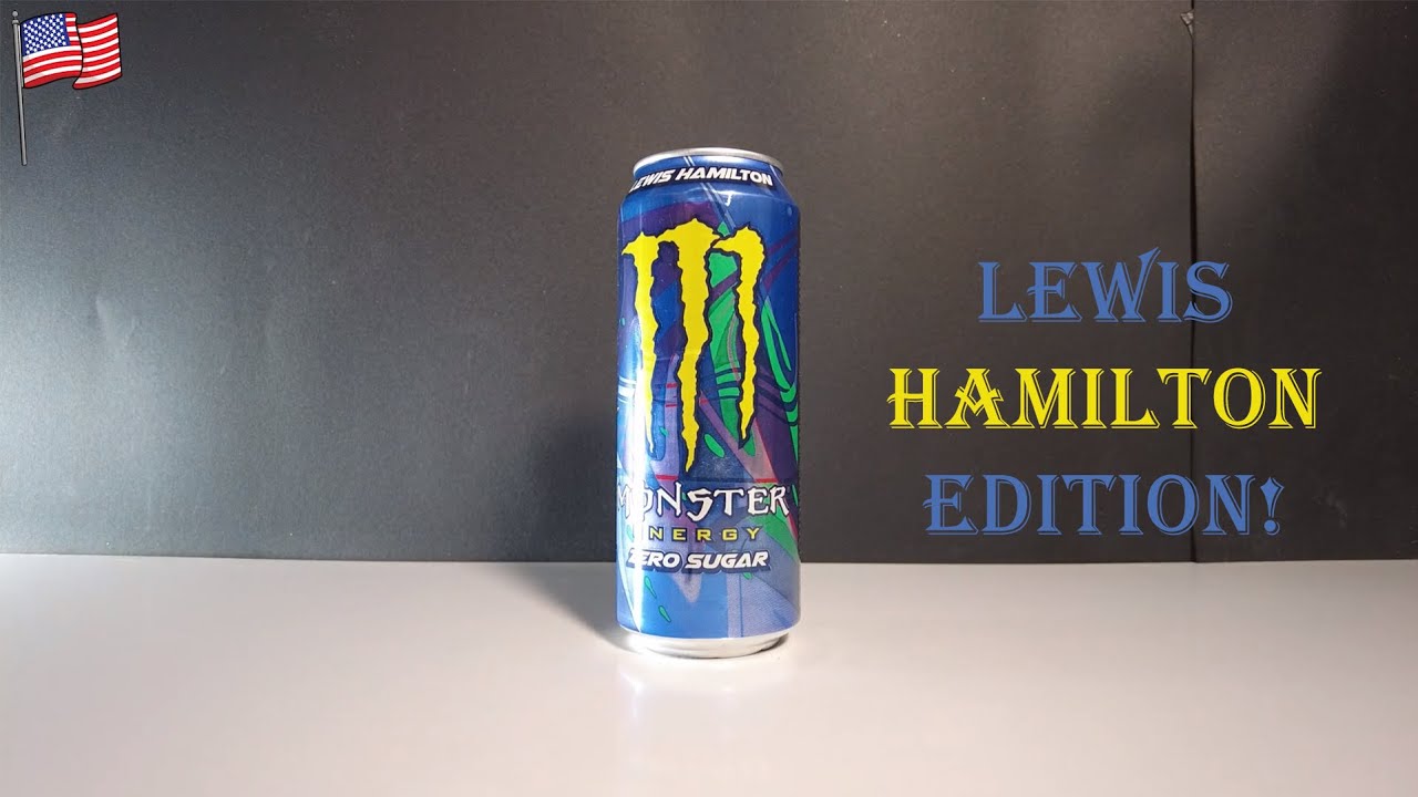 ASMR Monster Energy Drink Lewis Hamilton Edition – Ultimate Drinking ...