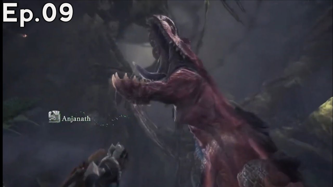 Monster Hunter World Ep.09 Pink T-Rex Anjanath - YouTube