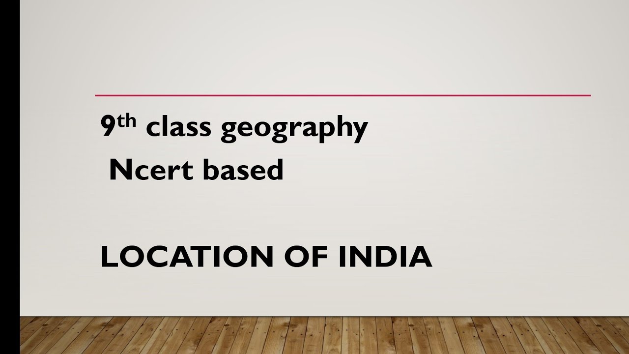 9th SS India size and location L1 - YouTube
