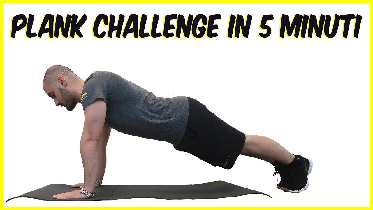 Plank Challenge in 5 minuti - Wellness - YouTube
