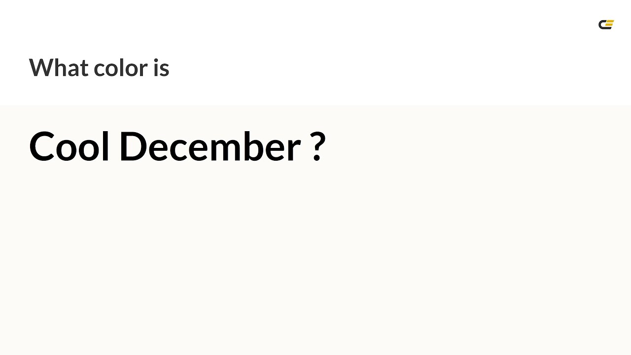 Cool December color #fdfbf8 hex Cool Brown color fdfbf8 - YouTube