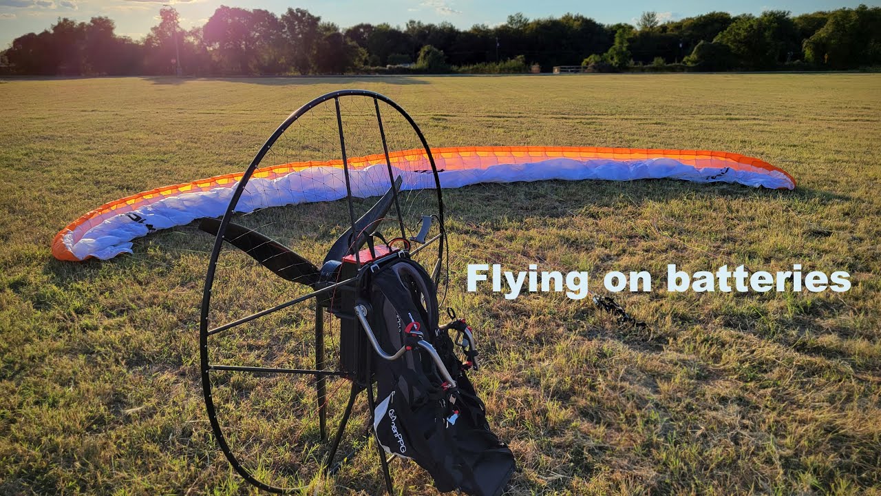 How hard is it flying an electric paramotor? - OpenPPG SP140 - YouTube