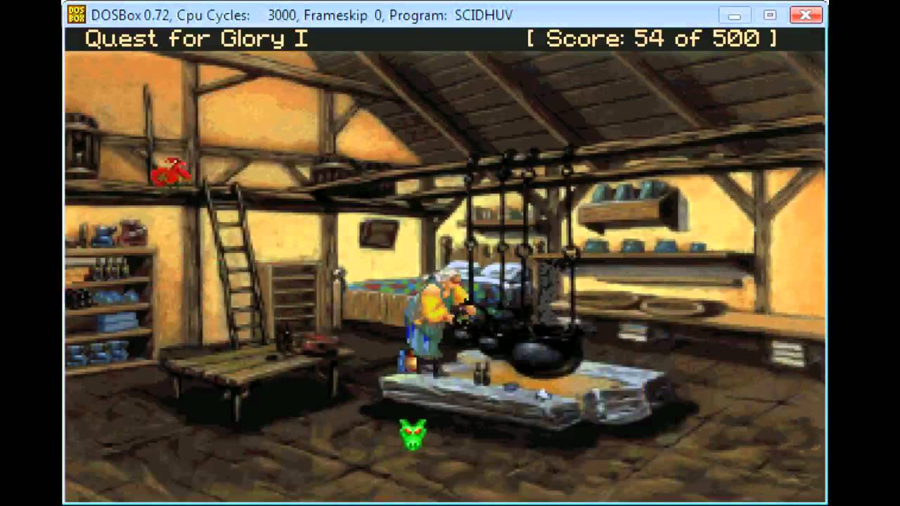 Let's play quest for glory 1 vga, part 1 - YouTube