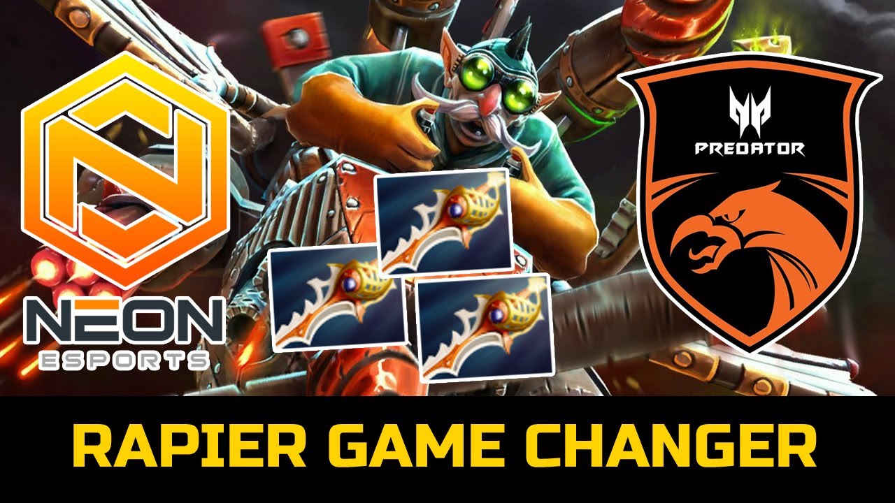 3X RAPIERS BATTLE! NEON VS TNC ONE ESPORTS DOTA 2 SEA LEAGUE GAME 2 ...