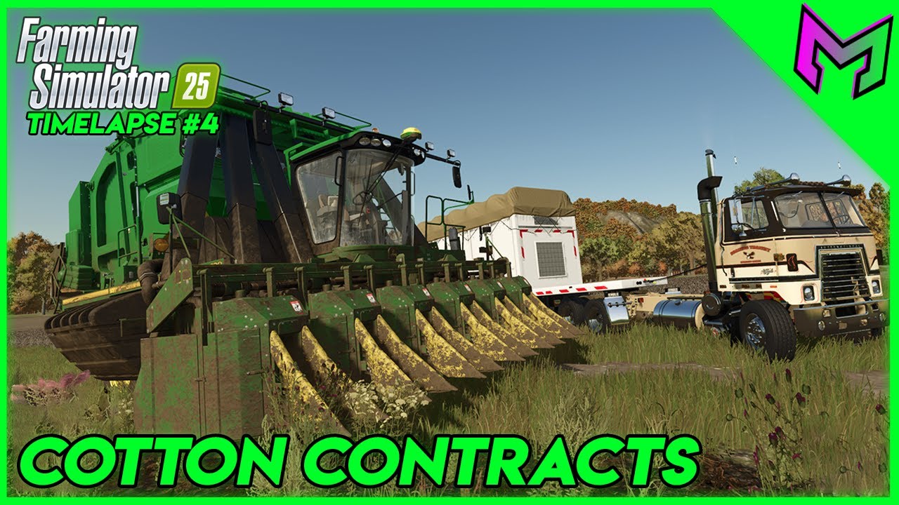 Harvesting Cotton! | Riverbend Springs Timelapse 4 FS25 - YouTube