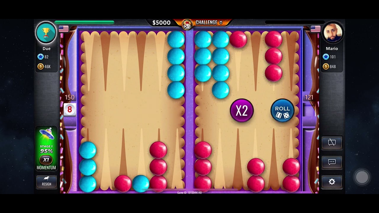 Backgammon, lost game! - YouTube
