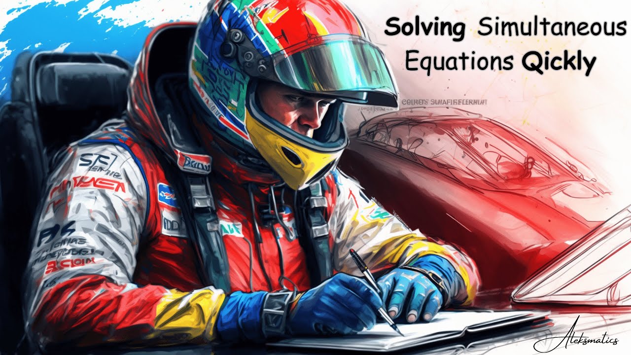 How to Solve Simultaneous Equations Quickly - YouTube