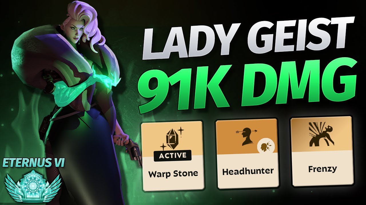 Lady Geist: TANKY GUN DAMAGE Build, Eternus Ranked Deadlock Replay ...