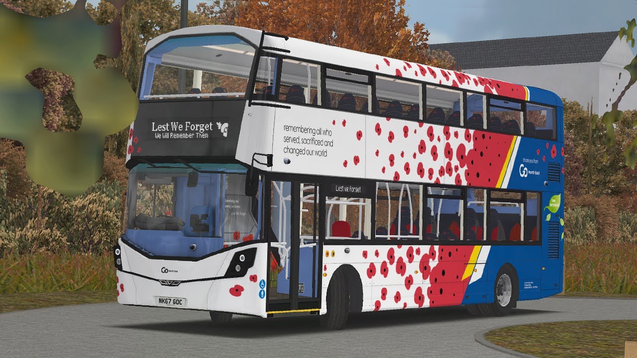 Go North East Poppy Bus has come to OMSI 2! - YouTube