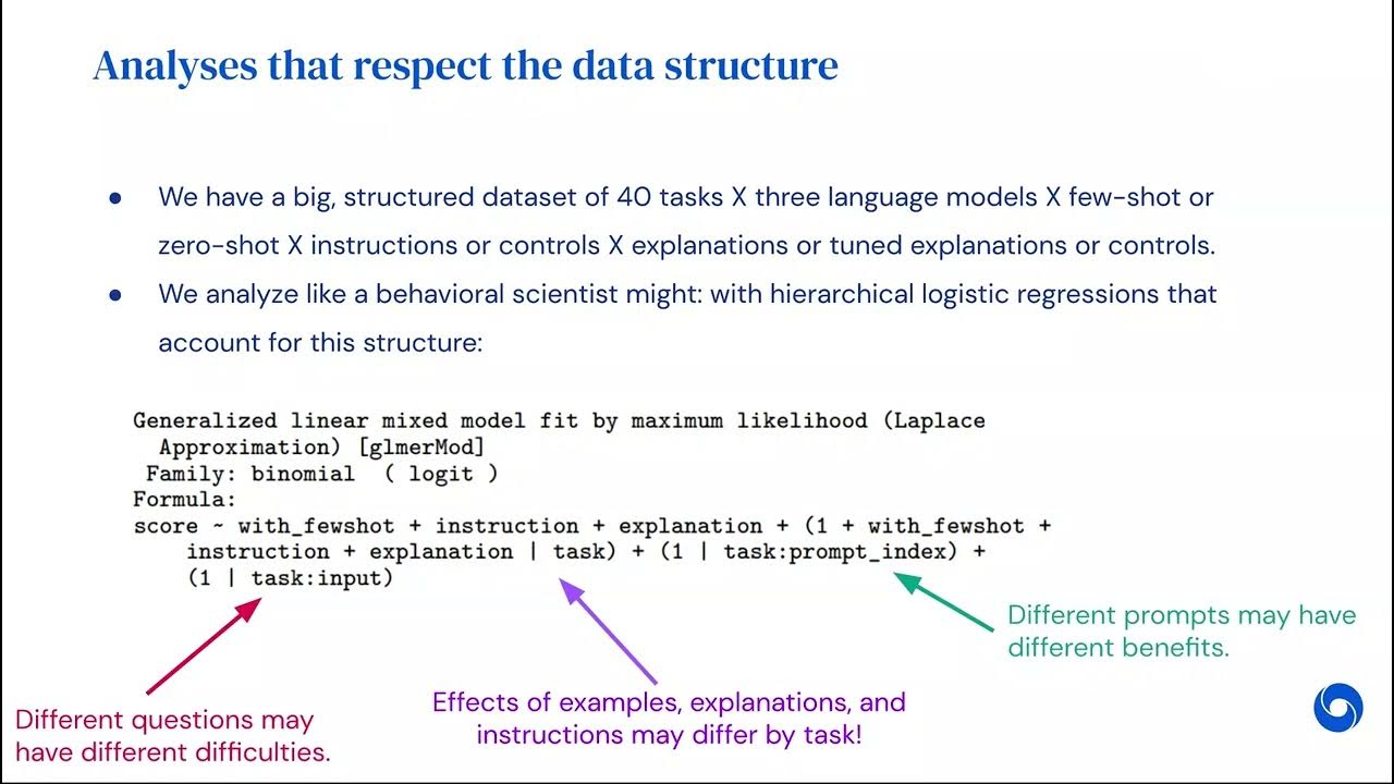 Can language models learn from explanations in context? - YouTube