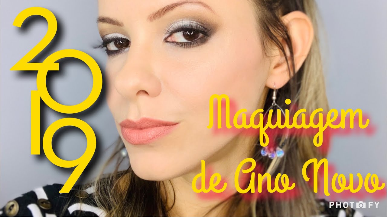 Maquiagem De Ano Novo - YouTube