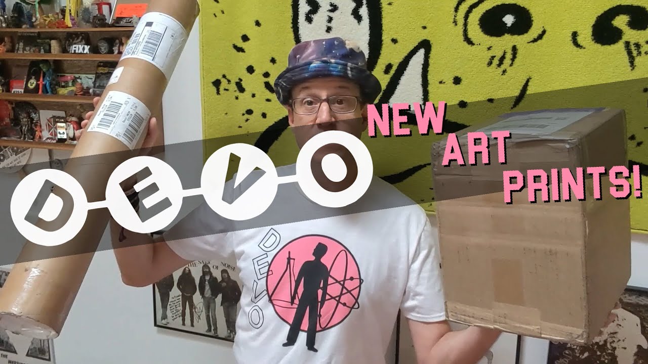 Unboxing New DEVO Related Limited Edition Art Prints! - YouTube
