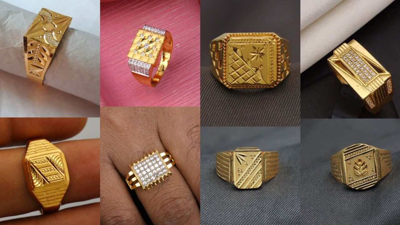 Indian Gold Ring Designs For Men