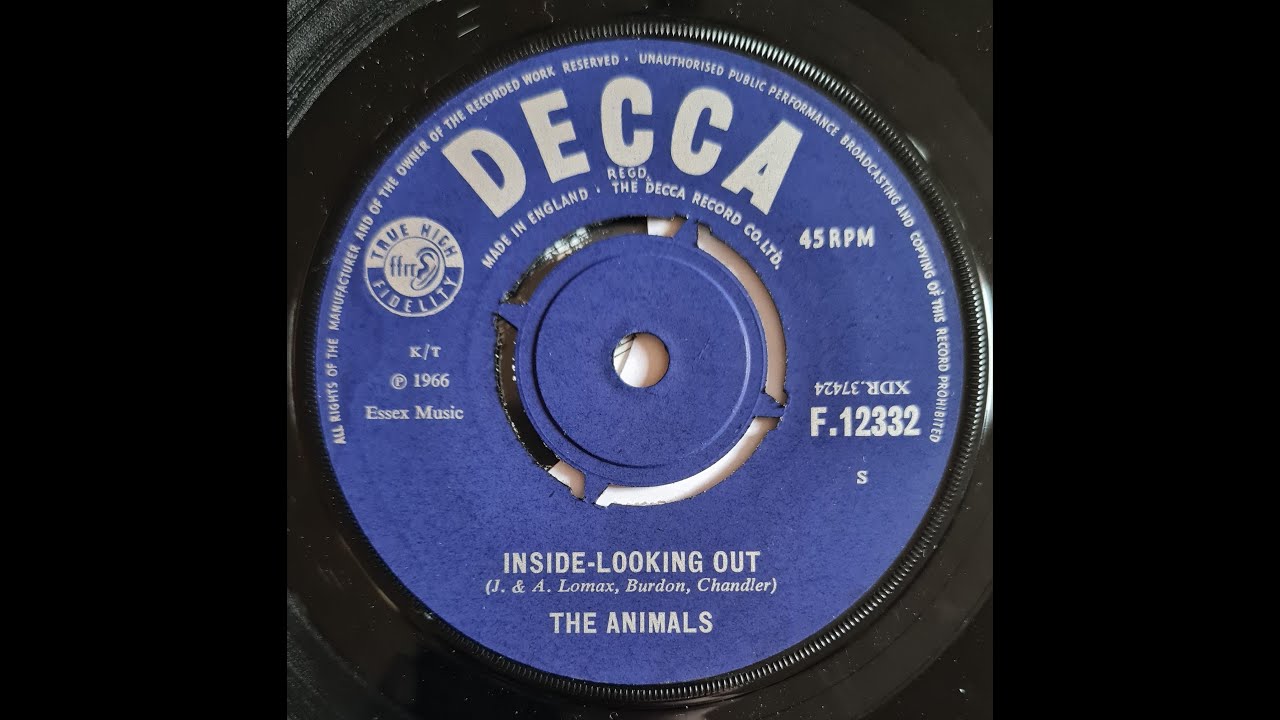 The Animals - Inside-Looking Out - 7 inch vinyl single - YouTube
