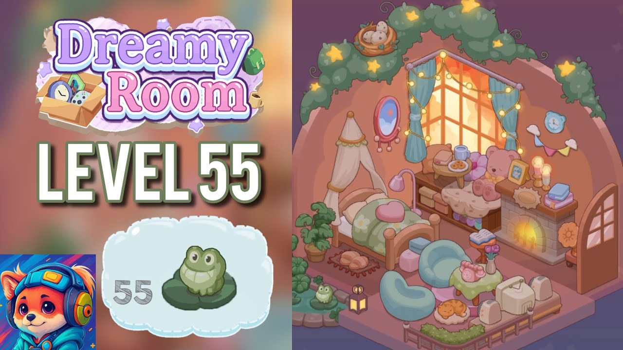 Dreamy Room Puzzle Level 55 | Cozy Woodland Bedroom Walkthrough ...