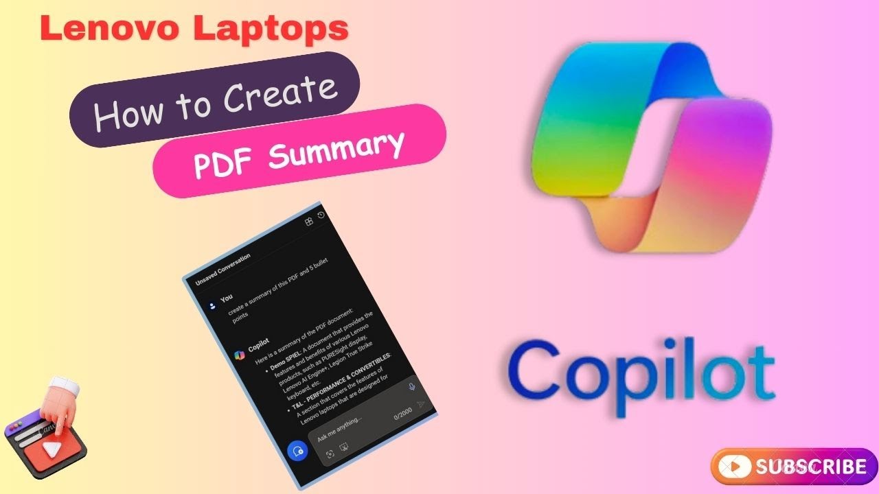Copilot’s PDF Summary Creation | Microsoft Copilot 👌👌 - YouTube