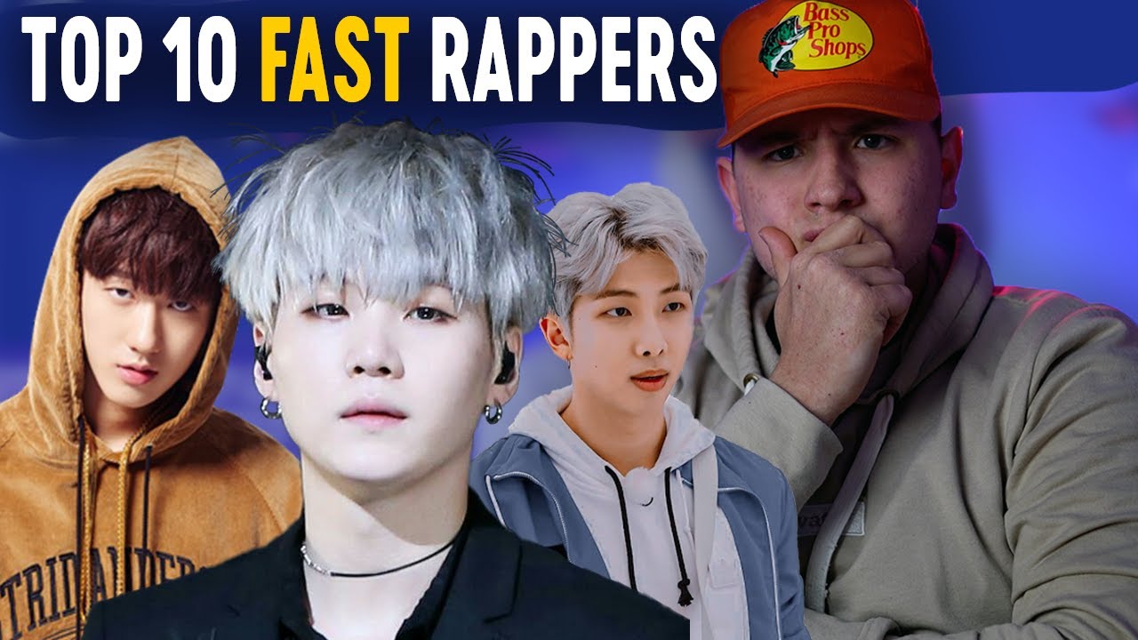REACTING TO THE 10 Fastest Kpop Idol Rappers | RM OVER SUGA!? - YouTube