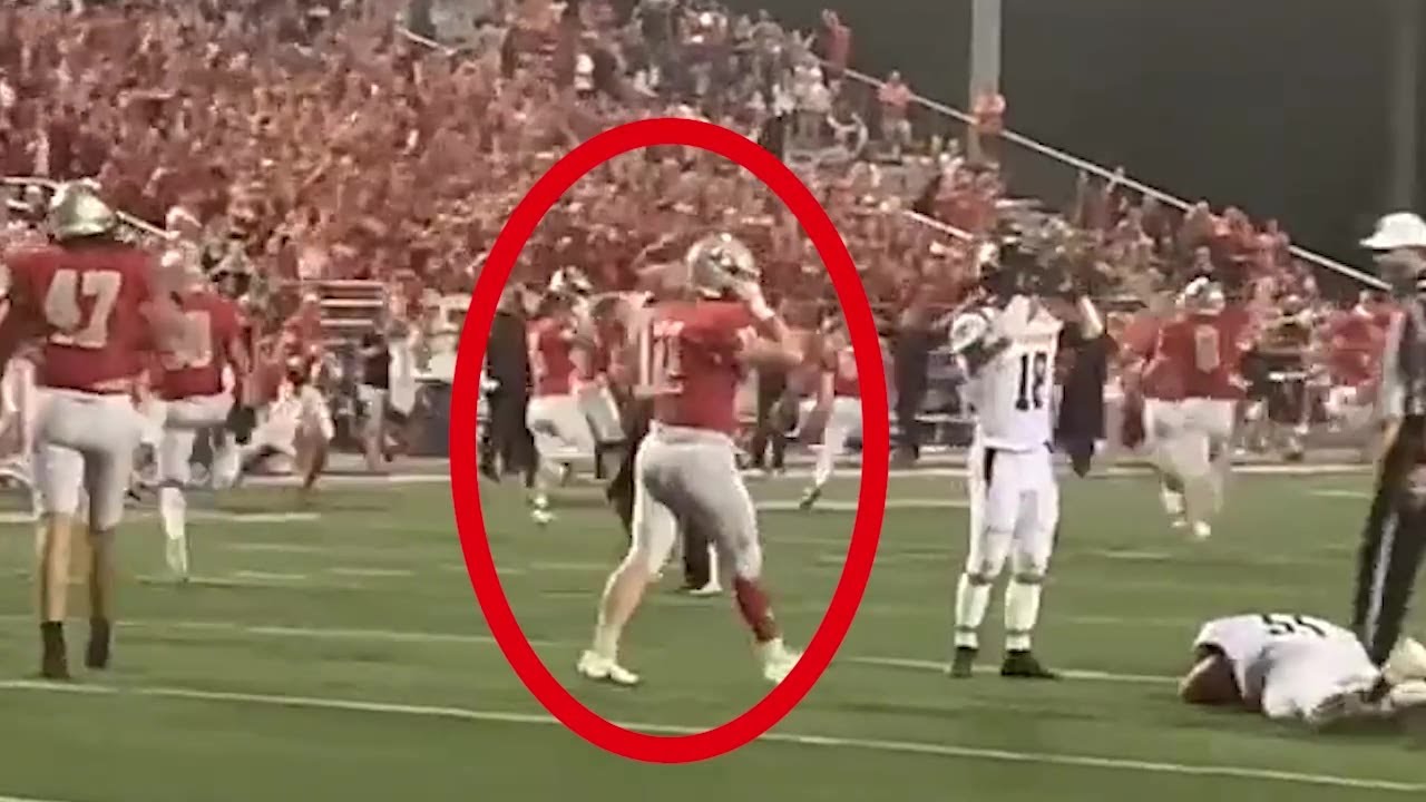 Great sportsmanship star of local football game - YouTube