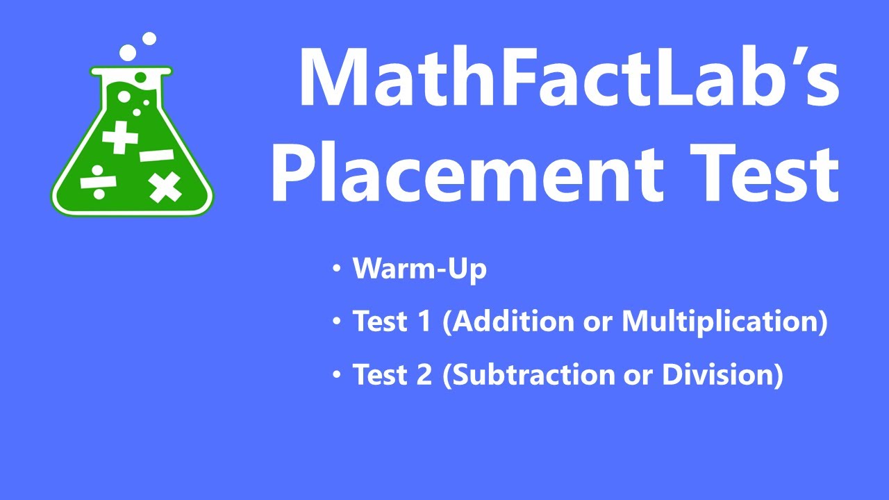MathFactLab Student Placement Test.mp4 - YouTube