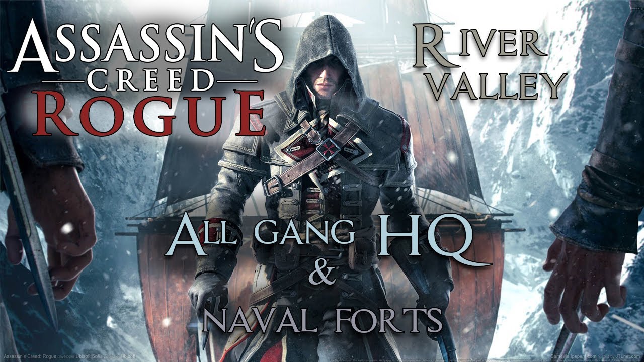 Assassin's Creed Rogue -11- River Valley Gang HQ & Naval Forts [w ...