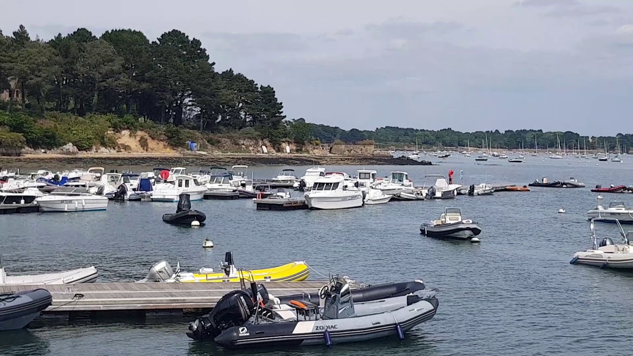Le golfe du Morbihan vu du port d'Arradon - YouTube