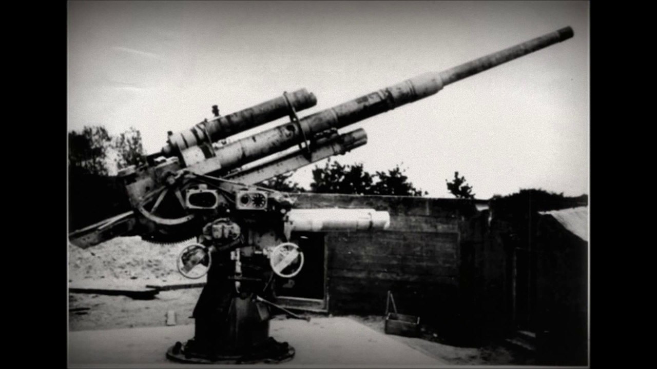 German WW2 Flak battery location. AMAZING! - YouTube