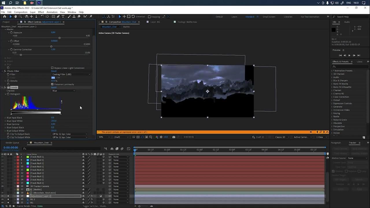 Set Extension in AFTER EFFECTS Part 2 - YouTube