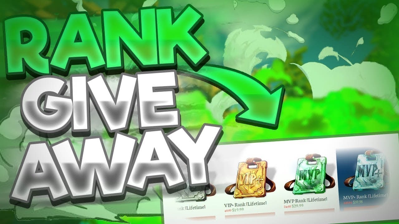 [OPEN] MVP+ Rank Giveaway(Hypixel) - YouTube